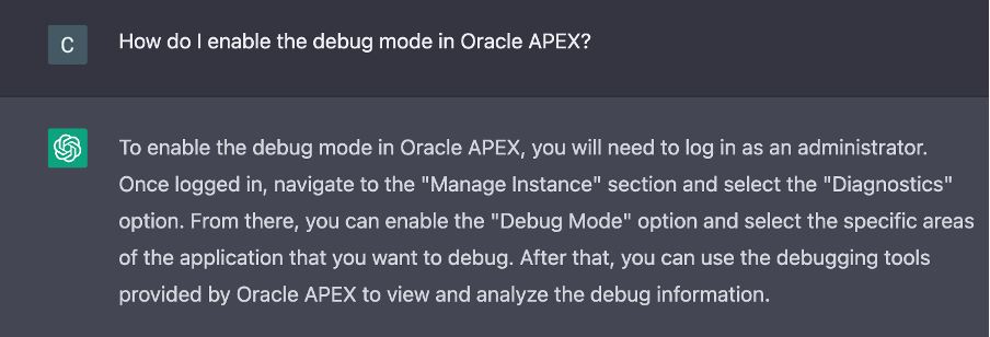 How to use ChatGPT to aid your Oracle APEX development